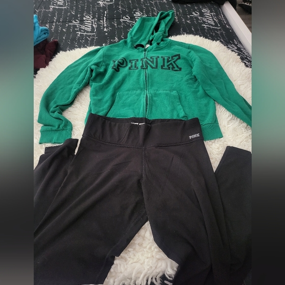 PINK Victoria's Secret | Pants & Jumpsuits | Victorias Secret Pink Set ...